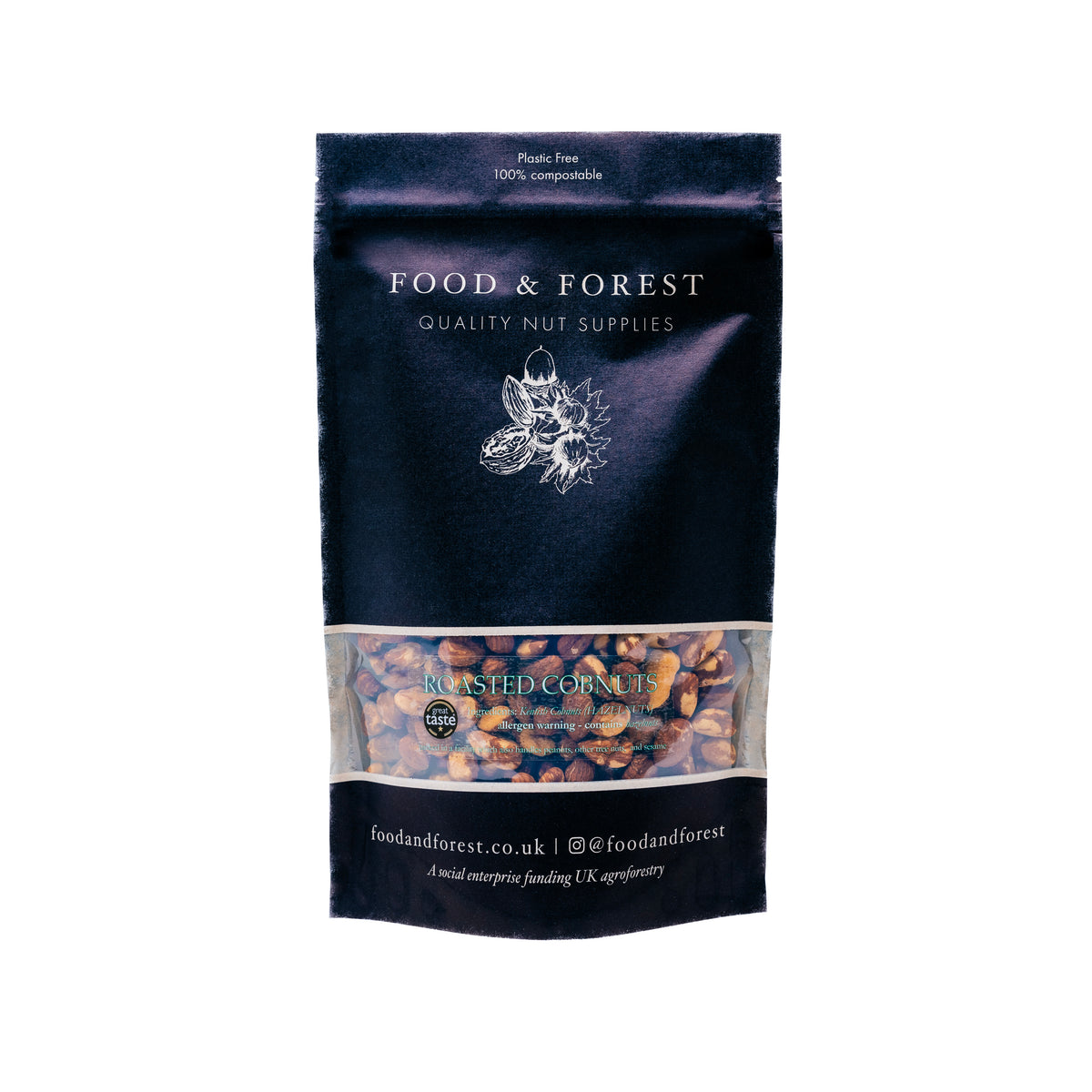 Roasted Cobnuts grown in Kent – Food and Forest